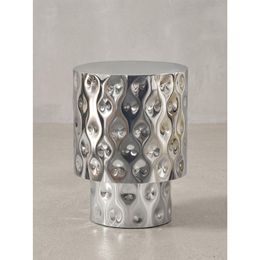 Beistelltisch Aluminium Silber &Oslash; 36x50 cm - MAYENNE KADIMA DESIGN