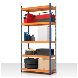 Floordirekt Schwerlastregal Rhino Blau-Orange