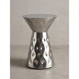 Beistelltisch Aluminium Silber &Oslash; 36x51 cm - MAYENNE KADIMA DESIGN