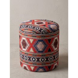 Sitzhocker Stoff Mehrfarbig &Oslash; 40x45 cm - RHONE KADIMA DESIGN