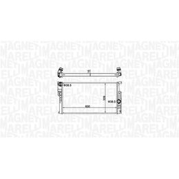 MAGNETI MARELLI K&uuml;hler, Motork&uuml;hlung 350213155100 f&uuml;r BMW