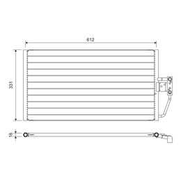 Valeo Kondensator, Klimaanlage 817561 f&uuml;r BMW