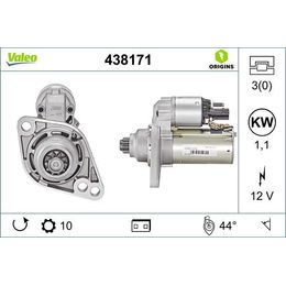Valeo Starter NEW ORIGINAL PART 438171 f&uuml;r VW (SVW) Skoda (FAW)