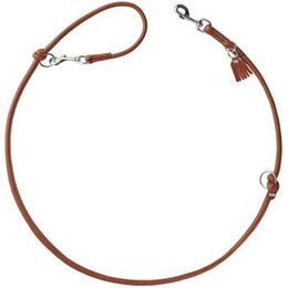 Hunter Verstellbare F&uuml;hrleine Round & Soft M&uuml;nchen cognac S-L
