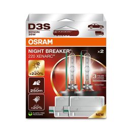Osram Gl&uuml;hlampe, Hauptscheinwerfer XENARC NIGHT BREAKER 220 D3S 66340XN2-2HB