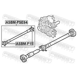 FEBEST Gelenkwelle, Achsantrieb ASBM-PSE84 f&uuml;r BMW