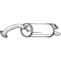 BOSAL Endschalld&auml;mpfer 228-041 f&uuml;r TOYOTA