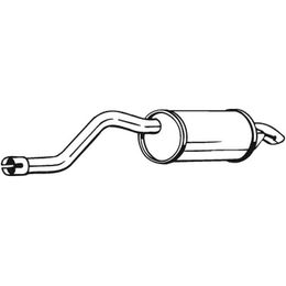 BOSAL Endschalld&auml;mpfer 200-081 f&uuml;r RENAULT