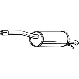 BOSAL Endschalld&auml;mpfer 200-005 f&uuml;r DACIA