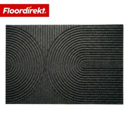 Floordirekt Schmutzfangmatte Circa Anthrazit Wellen