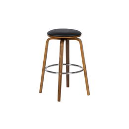 2er-Set Carmen 4030 Barhocker &ndash; Nussbaum/Schwarz
