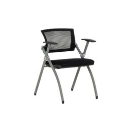 2er-Set Carmen 1703 Besucherstuhl &ndash; Schwarz