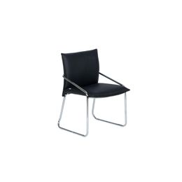 2er-Set Carmen 1144 Besucherstuhl &ndash; Schwarz