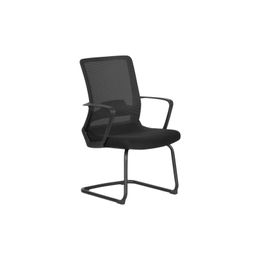 2er-Set Carmen 7564 Besucherstuhl &ndash; Schwarz