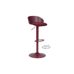 2er-Set Carmen ARELATE Barhocker &ndash; Rot