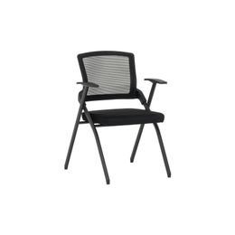 2er-Set Carmen 1702 Besucherstuhl &ndash; Schwarz