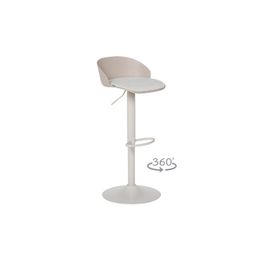 2er-Set Carmen ARELATE Barhocker &ndash; Creme