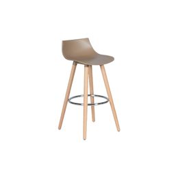 2er-Set Carmen HISPALIS Barhocker &ndash; Cappuccino