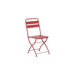 2er-Set Carmen YOM Klappstuhl &ndash; Rot