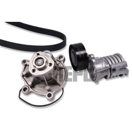 Hepu Wasserpumpe + Keilrippenriemensatz PK05661 f&uuml;r Opel Citro&euml;n/Peugeot VW BMW VAG