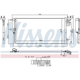 NISSENS Kondensator, Klimaanlage 940764 f&uuml;r Ford (CHANGAN)