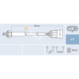 FAE Lambdasonde 77300 f&uuml;r Opel GM