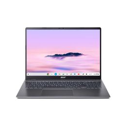 Acer Chromebook Plus 516, CB516-1H Ultrabook/Laptop, Chromebook, 16 Zoll WUXGA 1920 x 1200 60 Hz, Intel Core 5 120U, 16 GB RAM, 256 GB SSD, Intel Graphics, ChromeOS, Deutsch, Grau