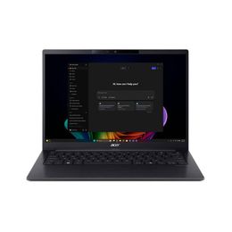 Acer TravelMate P6 14 AI, TMP614-74-TCO-73ZM Ultrabook/Laptop, Business Notebook 14 Zoll WQXGA+ 2880x1800 120 Hz, Intel Core Ultra X7 358H, 32 GB RAM, 1 TB SSD, Intel Arc B390, Windows 11 Pro, Deutsch, Schwarz