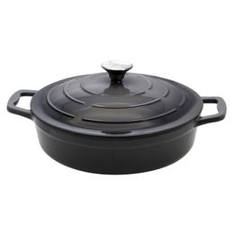 Servierbr&auml;ter 28 cm Gusseisen, grau