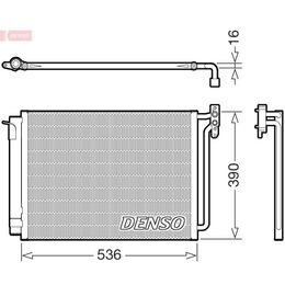 DENSO Kondensator, Klimaanlage DCN05009 f&uuml;r MINI BMW