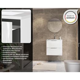Germania Waschtisch inkl. Becken 9084 Wei&szlig;