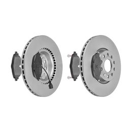 F.BECKER Bremsensatz, Scheibenbremse 13810196 Vorderachse bel&uuml;ftet 312mm 20,4mm f&uuml;r VW VAG SEAT Audi (FAW) (SVW)