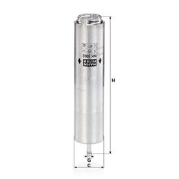 MANN-FILTER Kraftstofffilter WK 5002 x Leitungsfilter 250mm f&uuml;r BMW