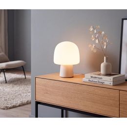 Trio Tischleuchte &raquo;Steen&laquo; - 21x21x28cm - wei&szlig; -