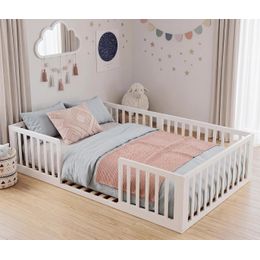 Roba Bodenbett - 95,5x205,5x38,5cm - wei&szlig; -