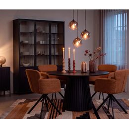 Tchibo - Woood Glas-Vase &raquo;Selena&laquo; - braun