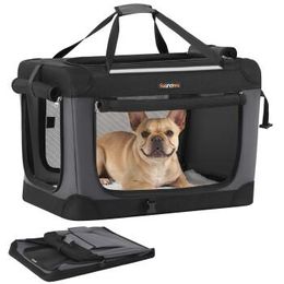 FEANDREA Faltbare Hundebox Transportbox Hund f&uuml;r Auto und Zuhause