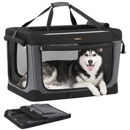 FEANDREA Faltbare Hundebox Transportbox Hund f&uuml;r Auto und Zuhause