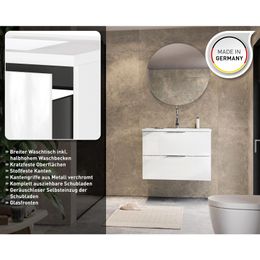 Germania GW-CELANO Waschtisch inkl. Becken 9085 Wei&szlig;