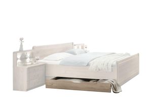 4056858998460 - Bettschubkasten 2-er Set Valencia - holzfarben - 140 cm - 15 cm - cm 610 - Sconto
