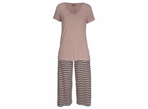 4893962436606 - Große Größen Capri-Pyjama sand Gr56 58