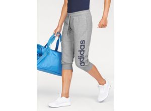 4059807788563 - Große Größen adidas Performance 3 4-Hose »ESSENTIALS LINEAR 3 4 PANT« hellgrau GrXL