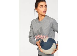 4059807810943 - Große Größen adidas Performance Sweatshirt »ESSENTIAL LIN SWEAT« grau-rosé GrL