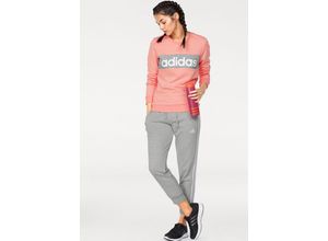 4059805252288 - Große Größen adidas Performance Jogginganzug grau-rosé GrXL