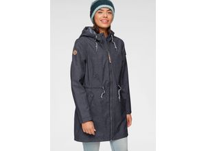 4061393471330 - Große Größen Softshellparka marine Gr44