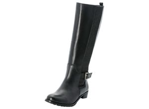 4061303920118 - Große Größen Weitschaftstiefel aus Leder schwarz Gr37