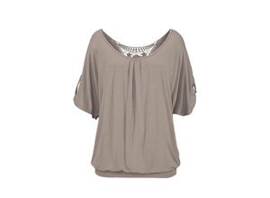 6958571112094 - Große Größen Strandshirt taupe Gr48 50