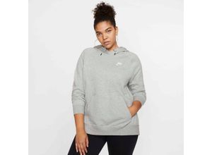 0193147104882 - Große Größen Kapuzensweatshirt grau meliert Gr44 46