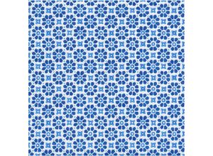 8712159133578 - Papierservietten Blaue Blumen 33 x 33 cm 20 Stück