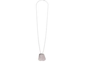 8003558143856 - Dog Tag-Halskette silber